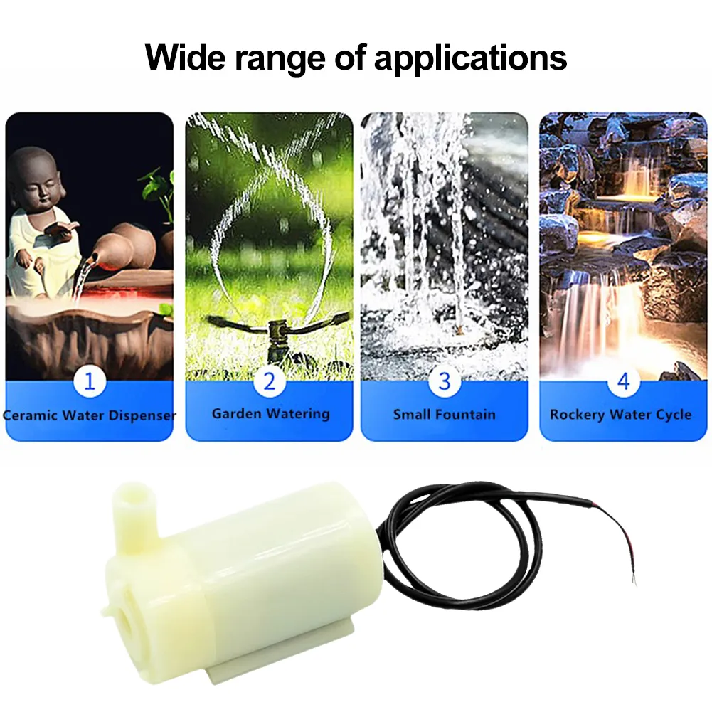 Flexible Mini Small Portable Water Pump With USB Port For Aquariums ...