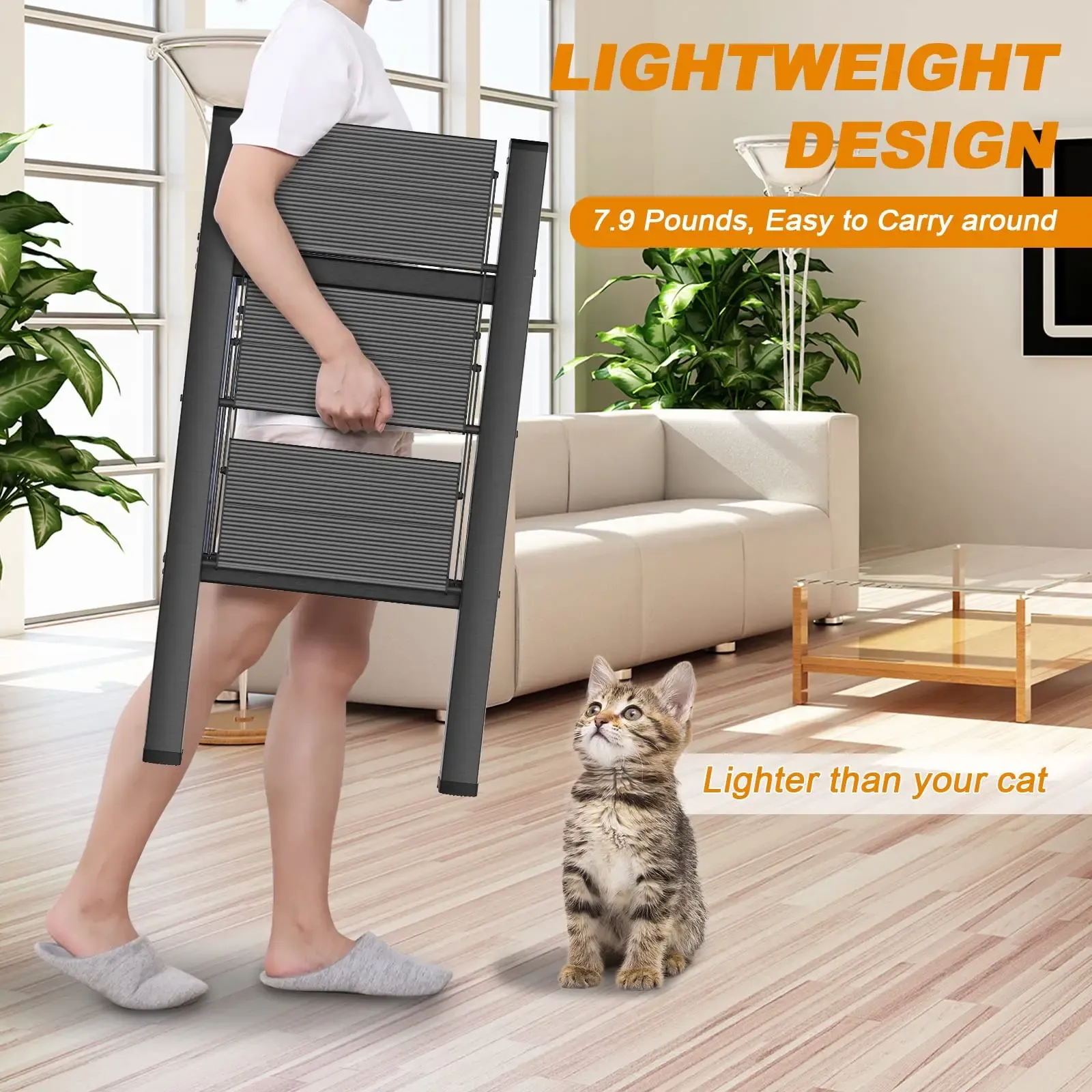 Folding Aluminium Ladder Chair Foldable Ladder For Home Stable ...