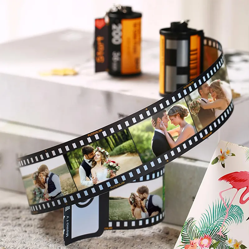 DHgate.com:Personalized Photo Reel Keychain: Custom Camera Roll Memory ...