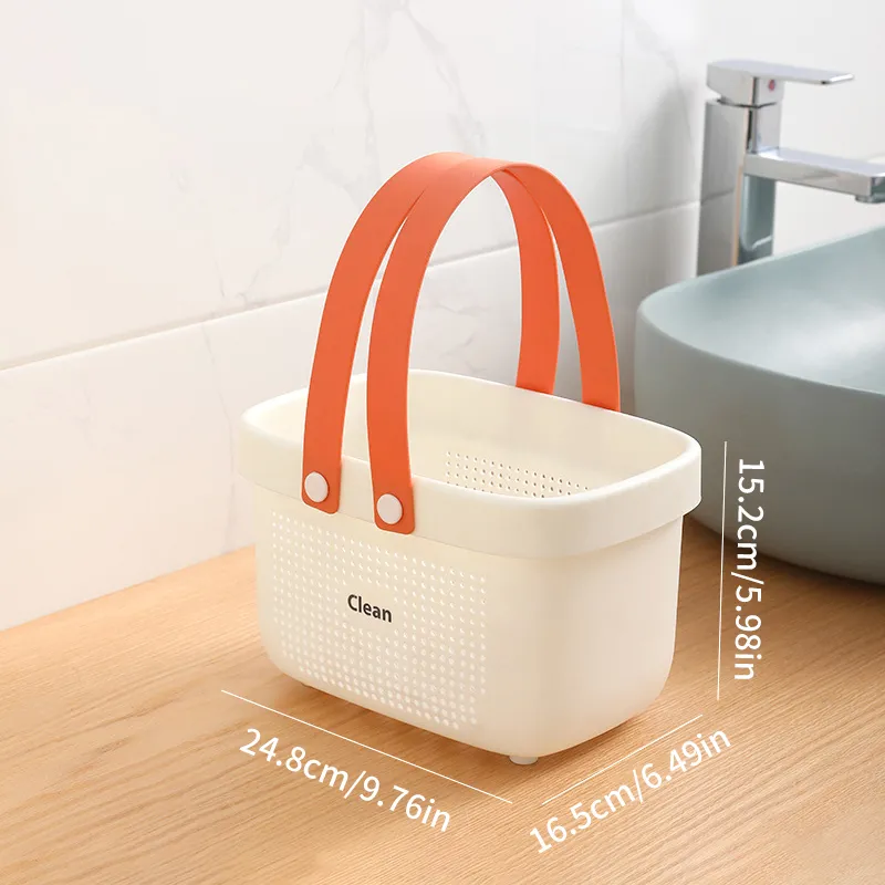 2024 Portable Shower Caddy Tote - Plastic Storage Organizer Basket with ...