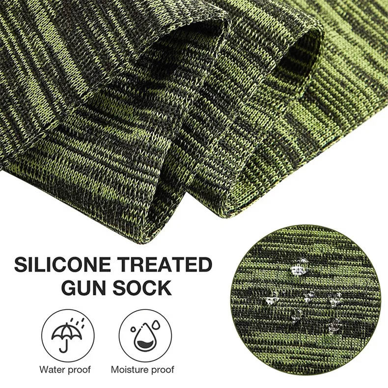 Silicone Treated Gun Socks: Flexible Knit Hunting & Shooting Socks For ...