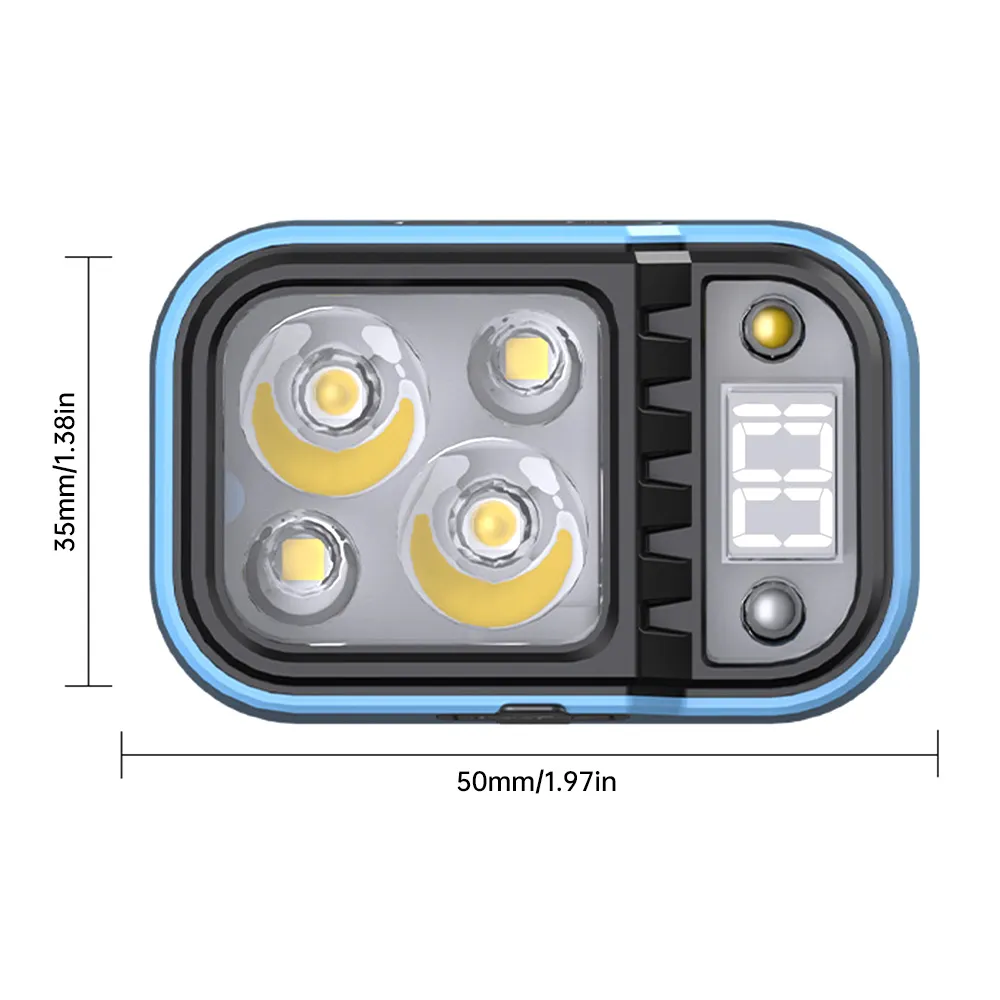 Rechargeable Fishing Headlight: Waterproof LED Headlamp with White ...