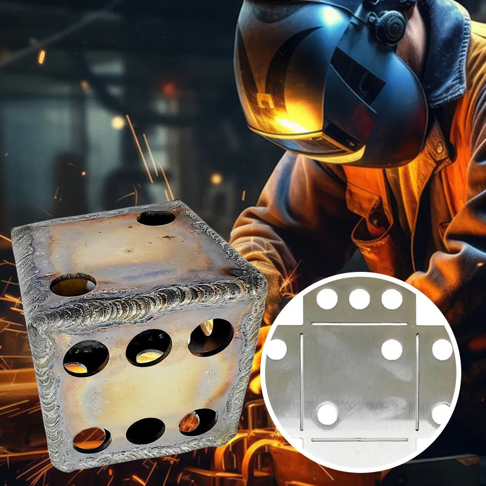 Welding Practice Kit: Welding Dice, Square Welding Plate, and Welding ...
