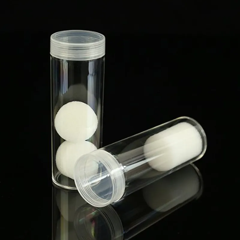 New 19 32mm Clear Plastic Roll Coins Storage Tube Protective Tube ...