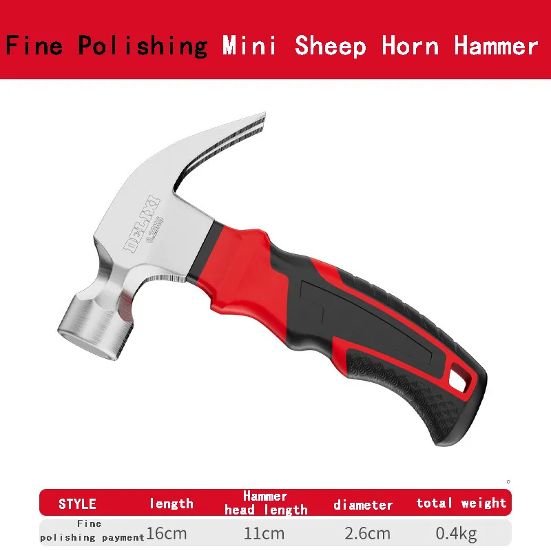 Integrated Mini Woodworking Hammer | Multifunctional Nail Horn Tool ...