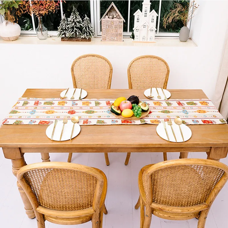 DHgate.com:Snowflake Table Runner - Xmas Dining Table Cloth, Holiday ...