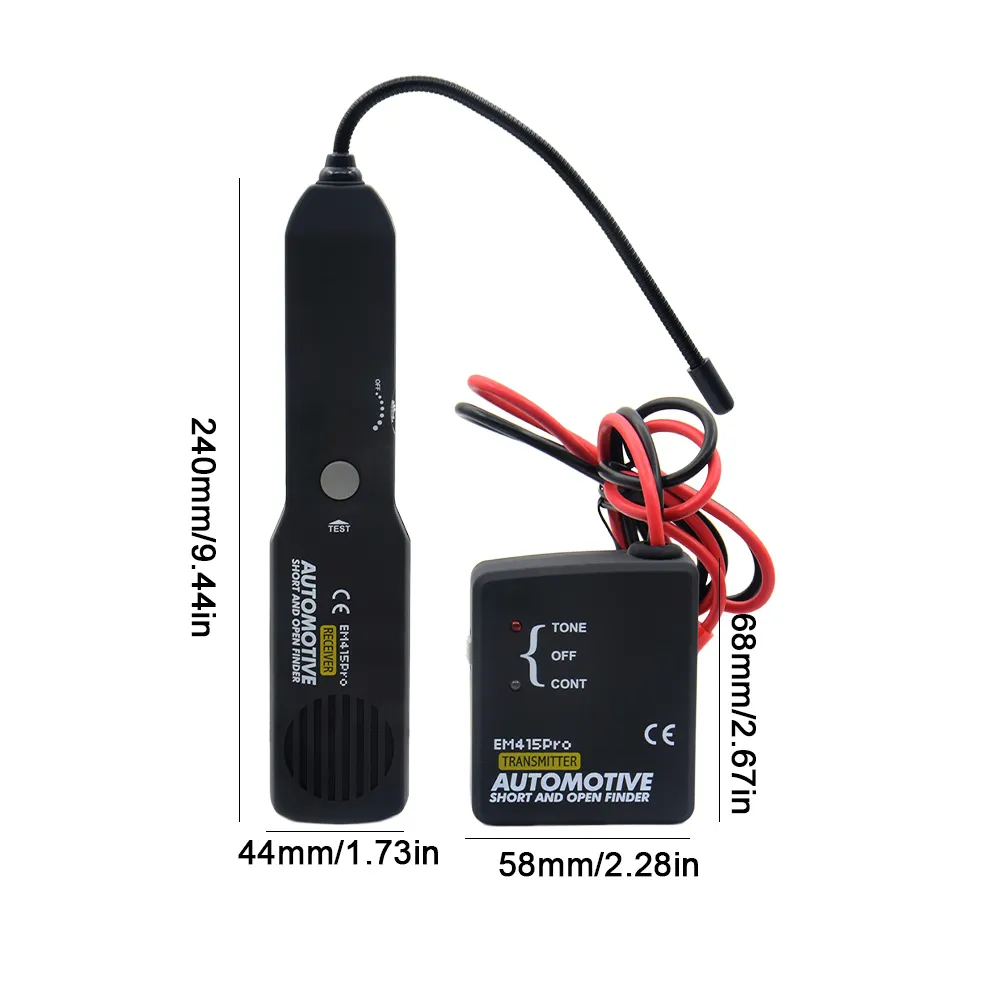Electric Wire Finder Test Probe Wire Tracer Tester: Automotive Cable ...