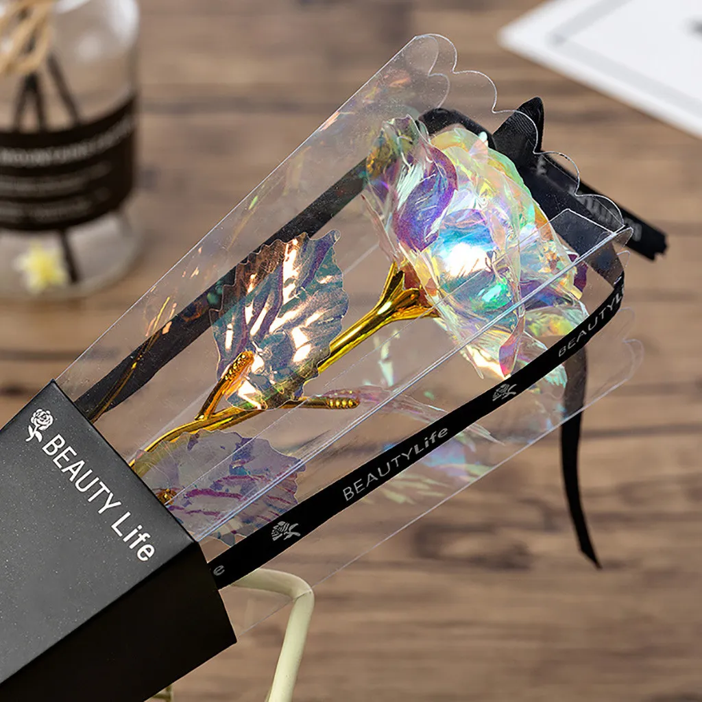 DHgate.com:Colorful Rose Artificial Flower Single Rose Unique Gifts For ...