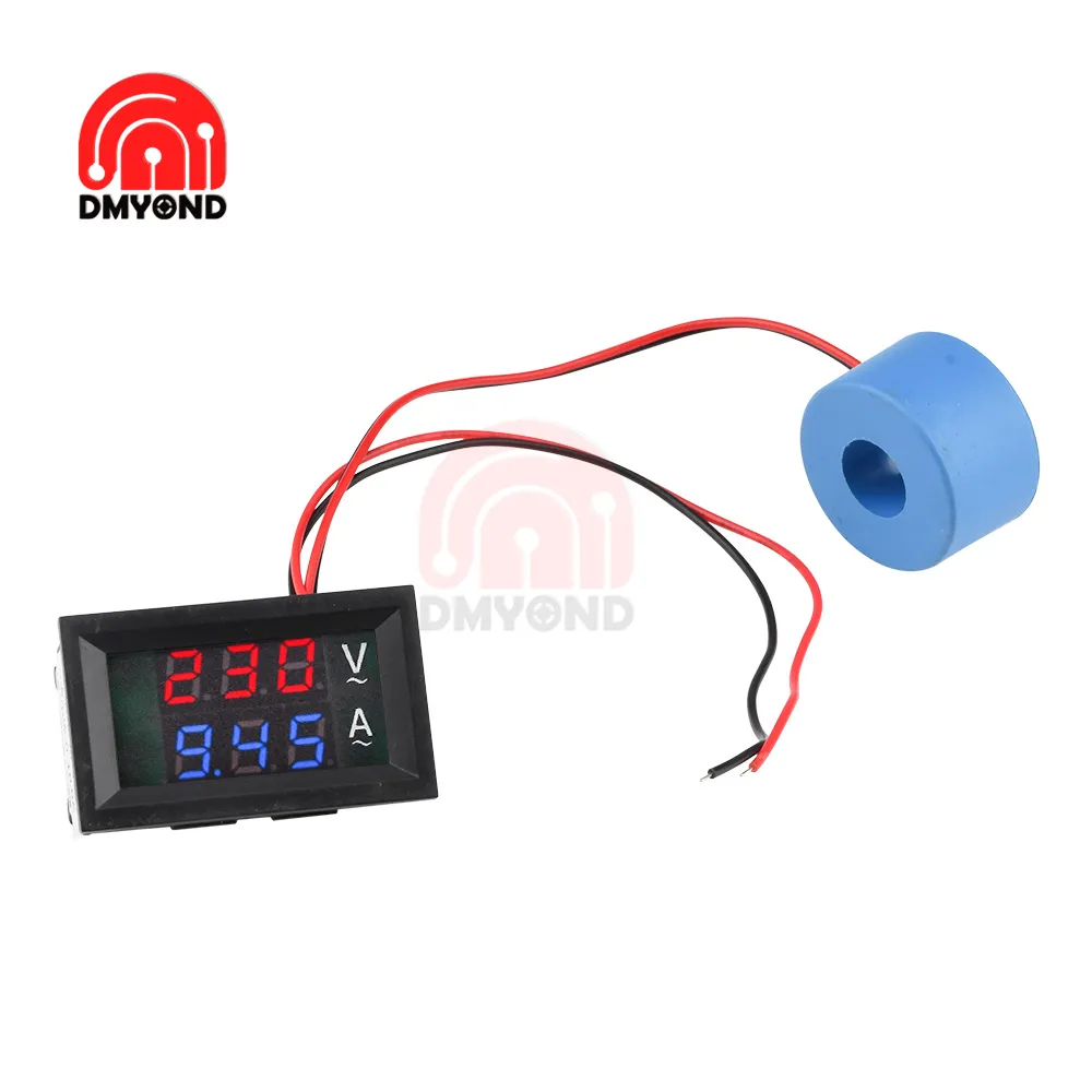 DHgate.com:Mini Digital Voltmeter Ammeter - Dual LED Display DC Voltage ...