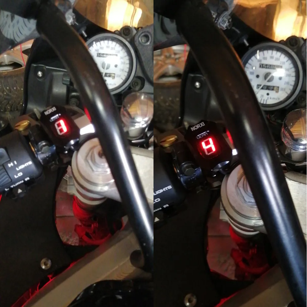 CBR Motorcycle Gear Indicator, High-Precision Digital Dash Mount ...