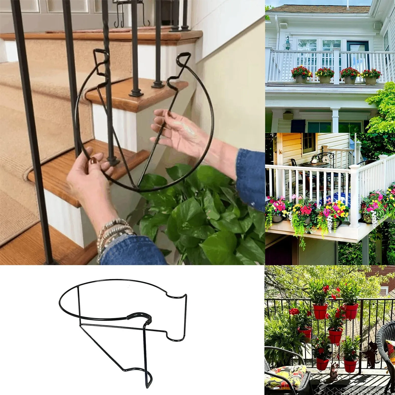 Flower Pot Rack Strong Free Standing Bonsai Holder Home Garden Indoor Display Plant Stand Shelf ...