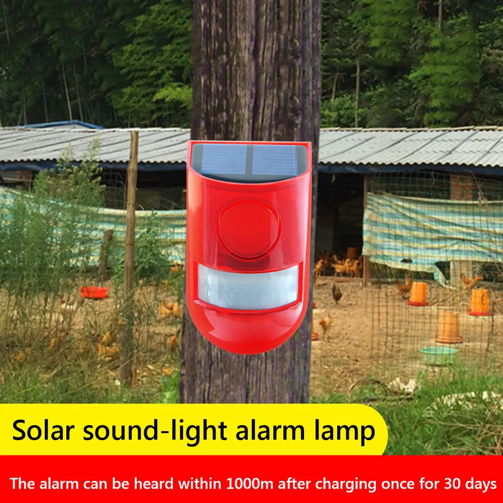 DHgate.com:Waterproof Solar-Powered Outdoor Security Alarm Siren with ...