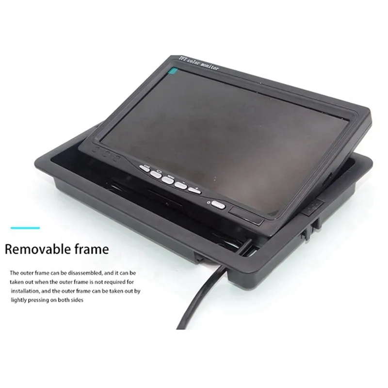 Portable 7 Inch HD Small Tv 12 Inch Monitor With DVD/CMMB Inputs For ...