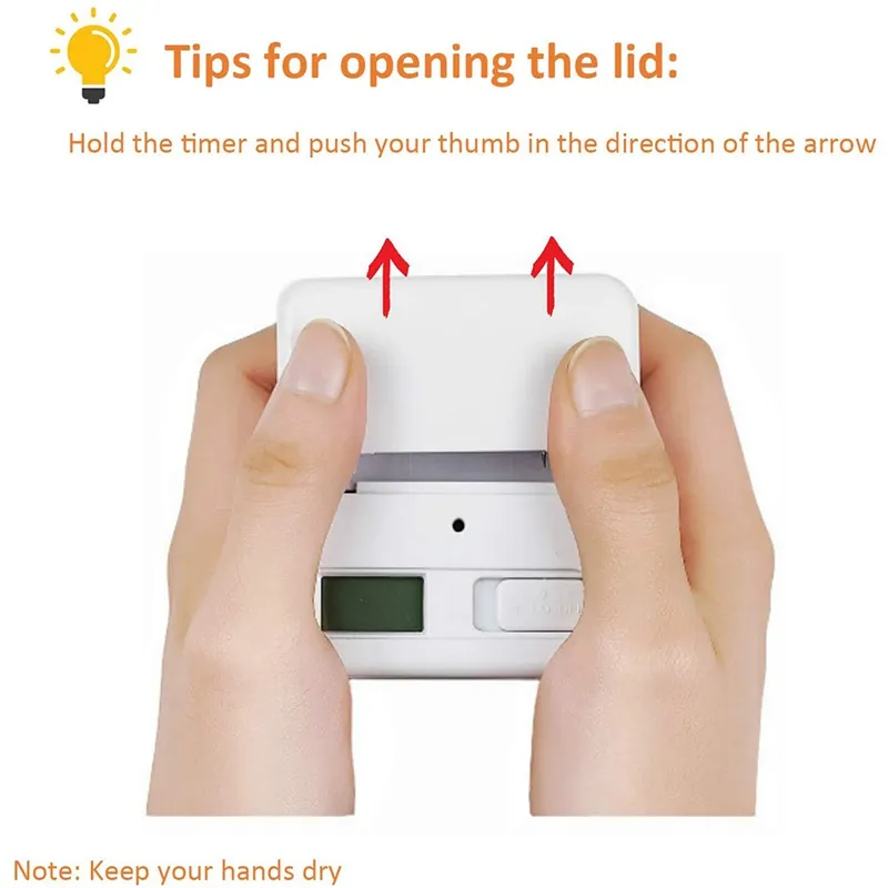 Magnetic Flip Timer for Kitchen & Exercise - 15/20/30/60 Minutes ...
