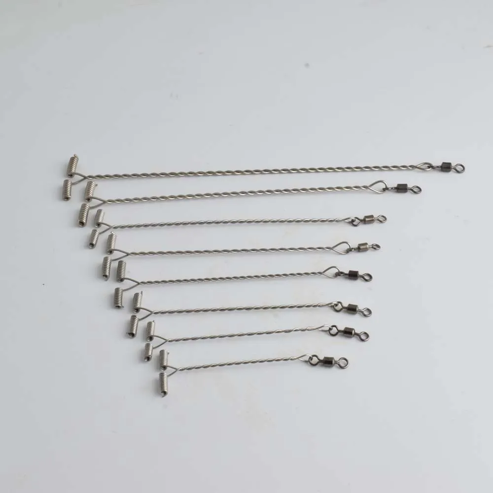 Fishing Clips And Swivels, 100 Balance Hook Arms With Tracking Lead Arm ...