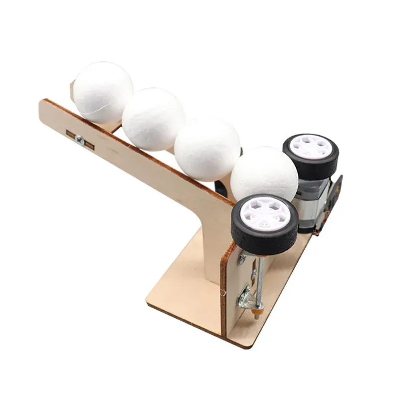 Electric DIY Ball Pitching Machine Kit - Science Project Kits STEM Toys ...