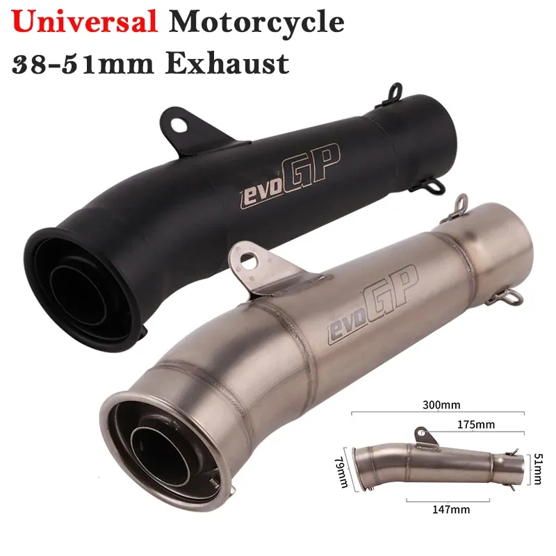 DHgate.com:Universal Motorcycle GP Exhaust Pipe System Ecape Modified Racing Muffler DB Killer ...