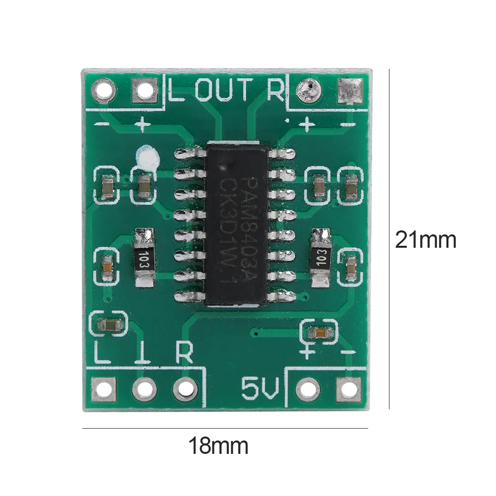 DHgate.com:5-Pack Compact USB-Powered Mini Digital Amplifier Modules ...
