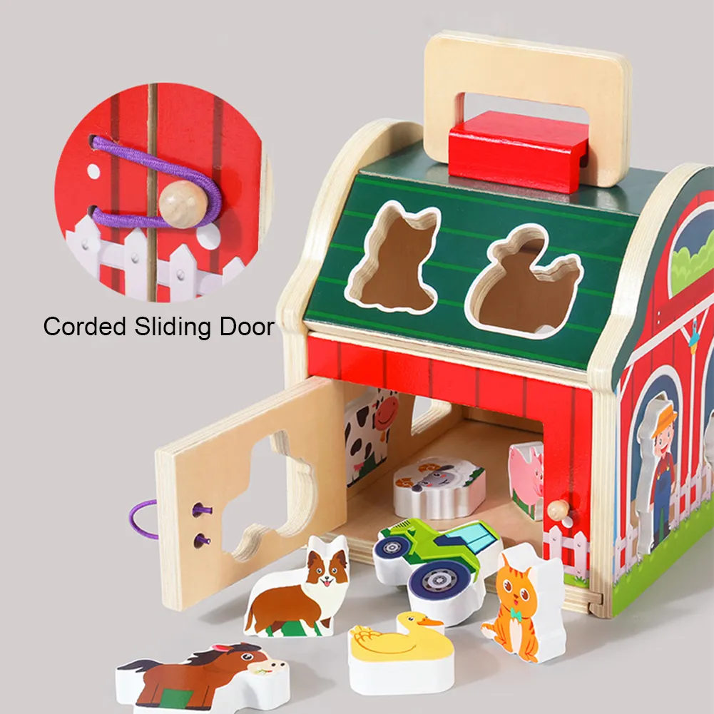 DHgate.com:Shape Sorter Farm Animal Toys: Interactive Color Learning ...