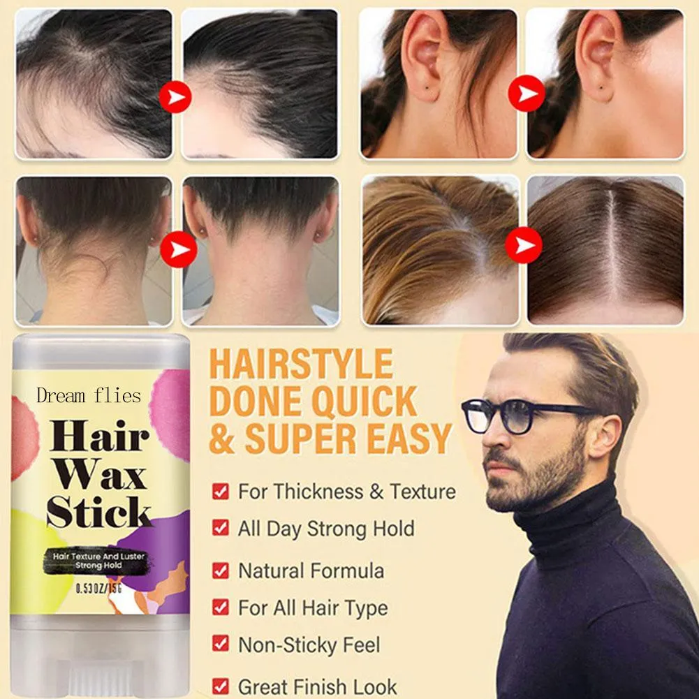 Hair Wax Stick Professional Broken Hair Artifact Styling Hair Frizz ...