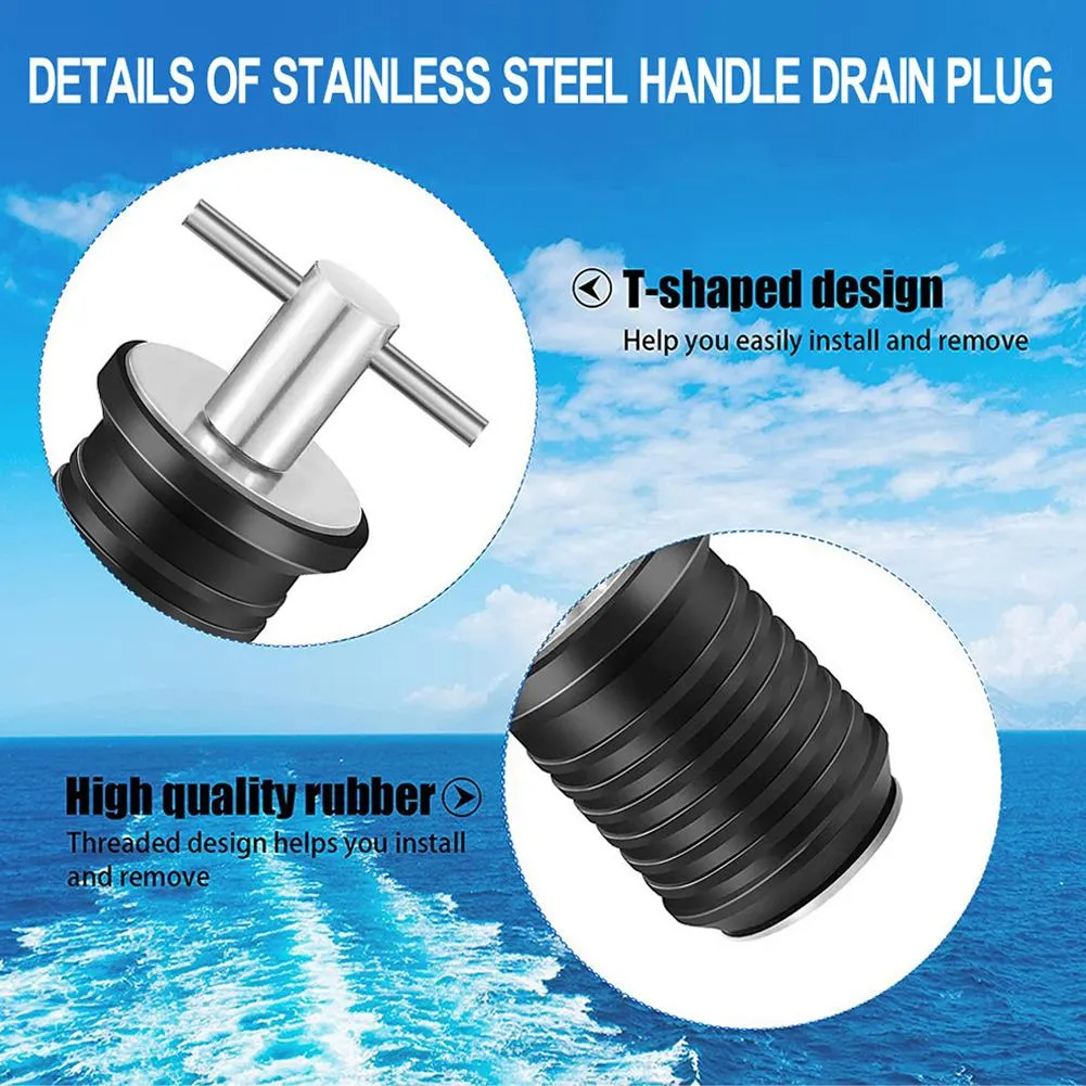 Boat Accessories Marine Stainless Steel Boat Drain Plug Bilge Plug For ...