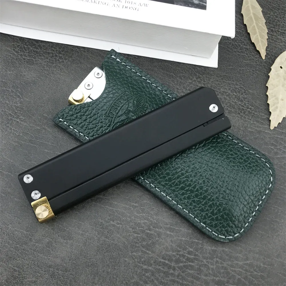 ATROPOS Trapper Flipper Knife: D2 Steel Blade, Aluminum Handle Tactical ...