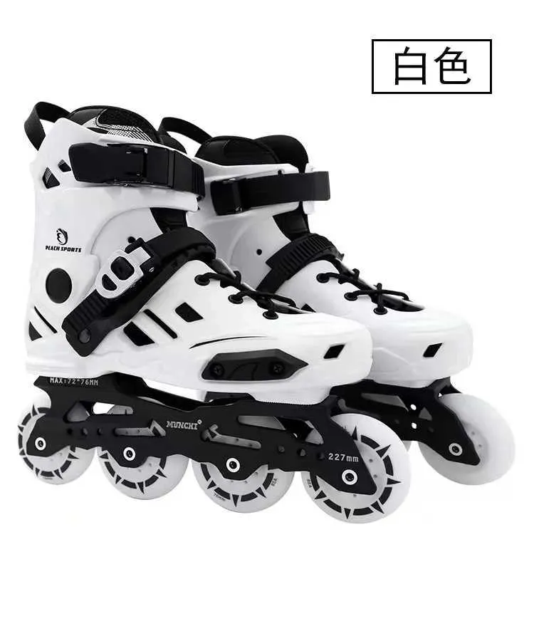 Inline Skates: Professional Adult Racing Speed Roller Skates, 4 Wheel ...