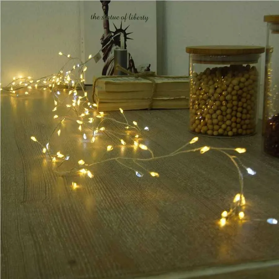 Zyc241120 Battery Operated 100/200 LED Firecracker String Lights ...