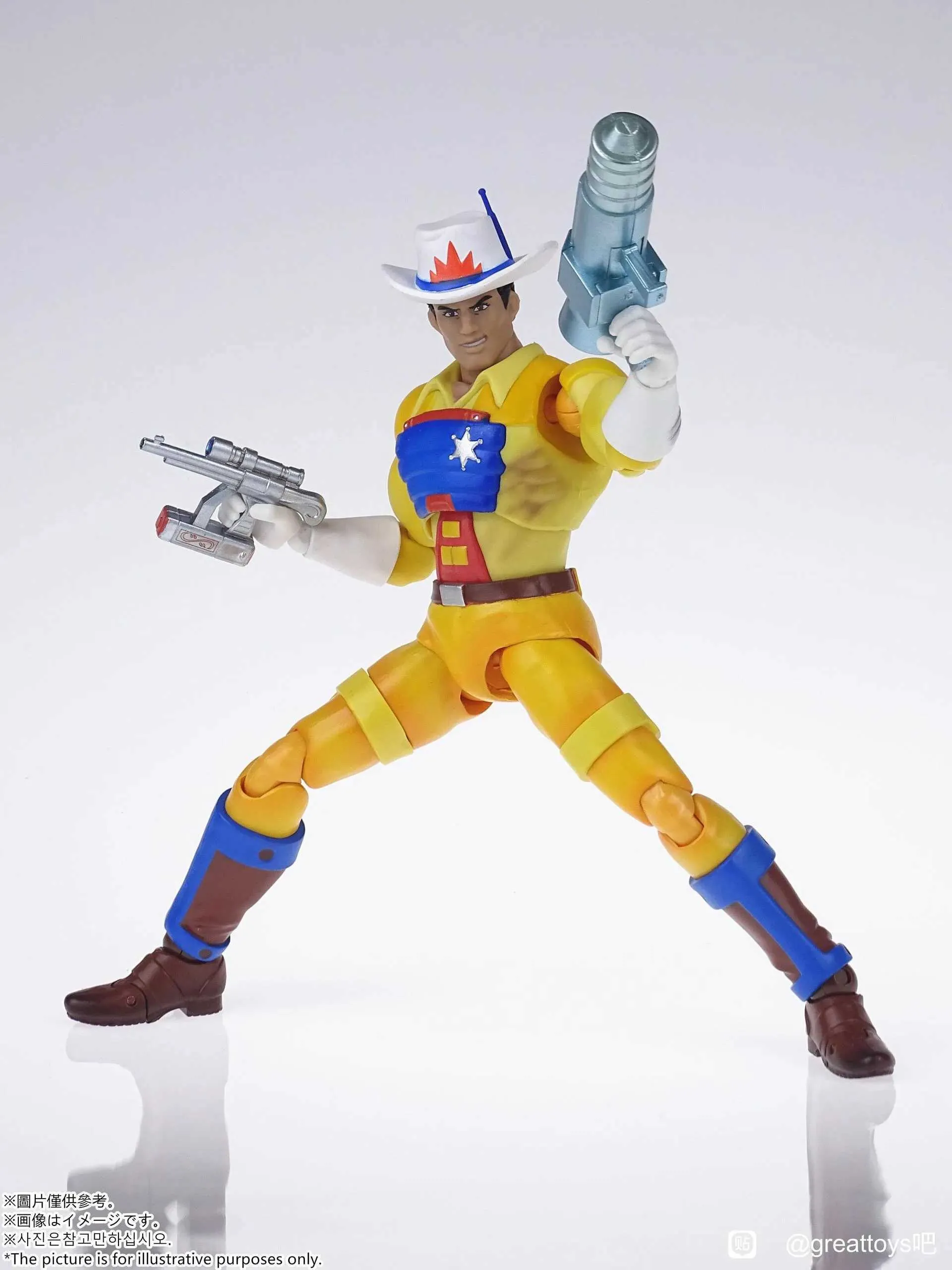 1/12 Scale Saint Model DMS Bravestarr Anime Figure Interstellar Sheriff ...