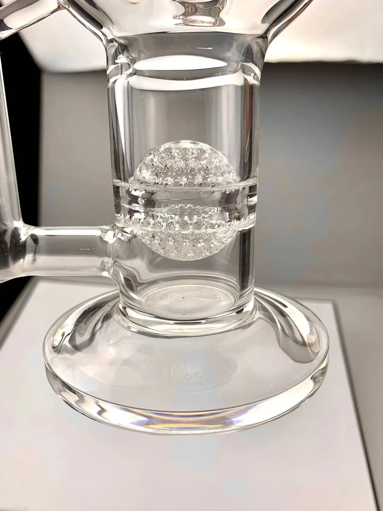 Flipping Bottom Water Bong Dab Rig Hookahs Glass Bong Ash Catcher ...