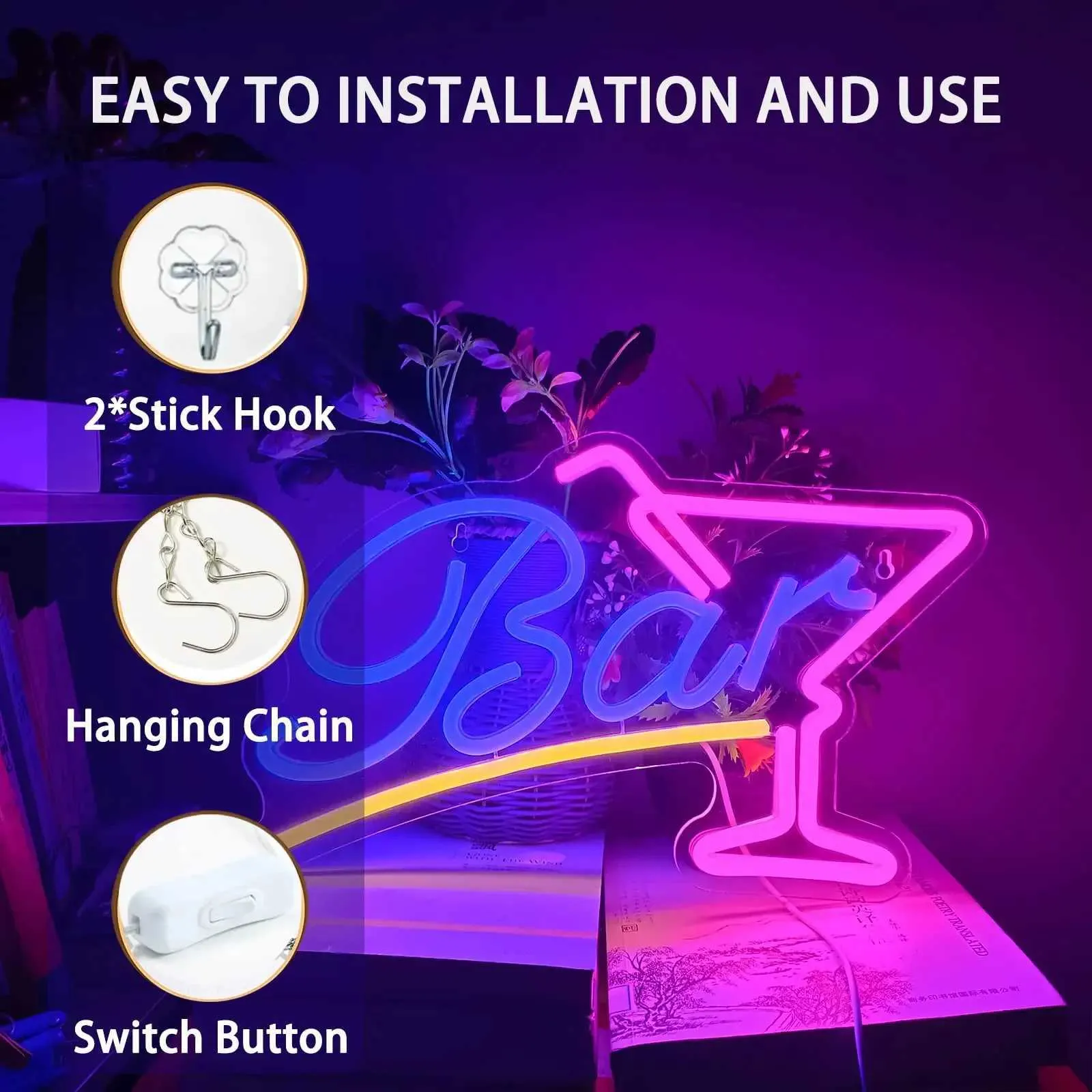 LED Neon Lights Lamps Bar Sign Art Wall Hanging... From Urban ...
