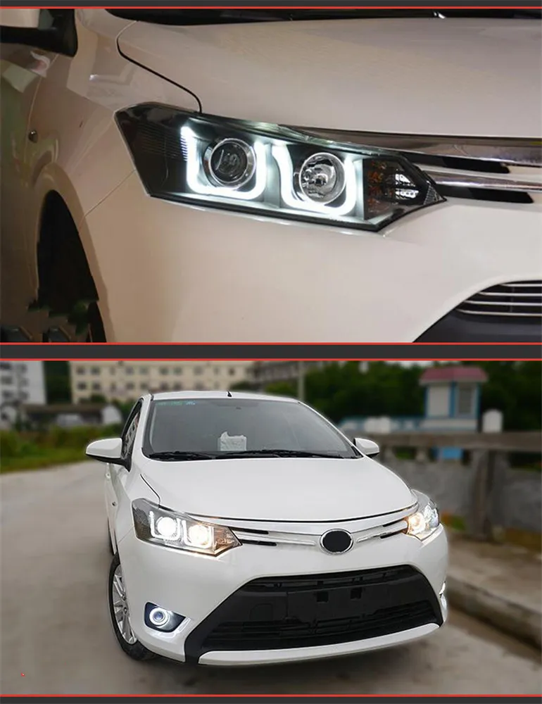 LED Headlights For Toyota Vios 2008 2024 16 LED Headlights Turn Signal ...