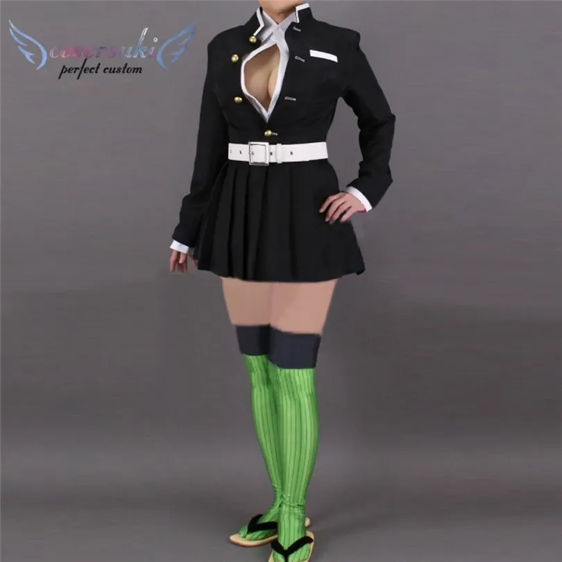 ♦ DHgate Kanroji Mitsuri Cosplay Costume Kimono Uniform For Halloween ...