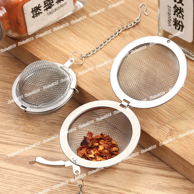 5CM Stainless Steel Tea Ball Infuser Bulk Pot With Mesh Sphere Filler ...