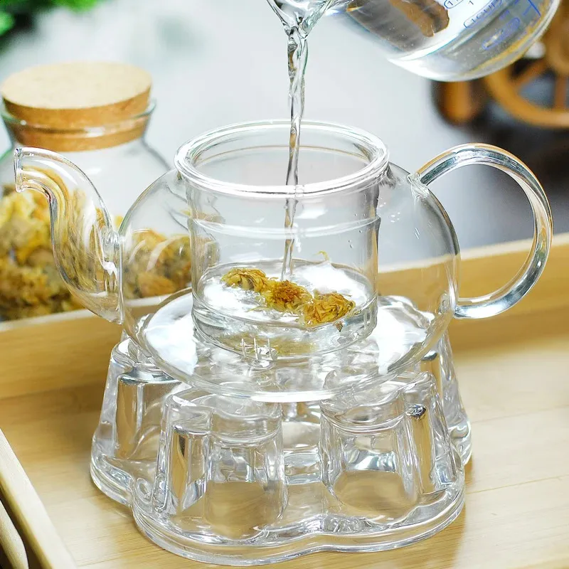 DHgate.com:1000ml Heat Resistant Glass Tea Pot with Infuser, Tea Leaf ...