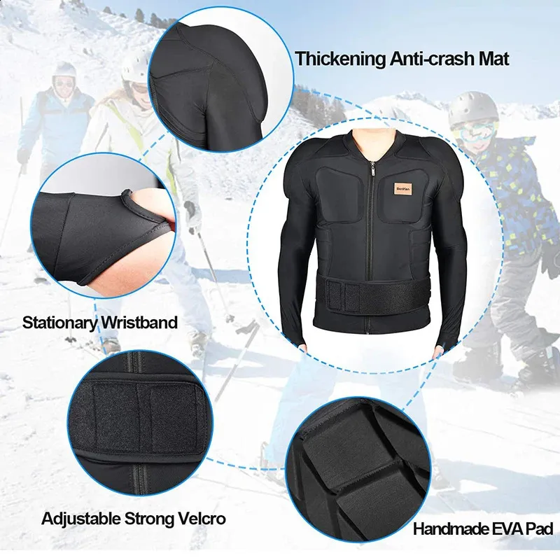Ultra-Light Spine Armor: Premium Sports Protection Equipment for Skiing ...