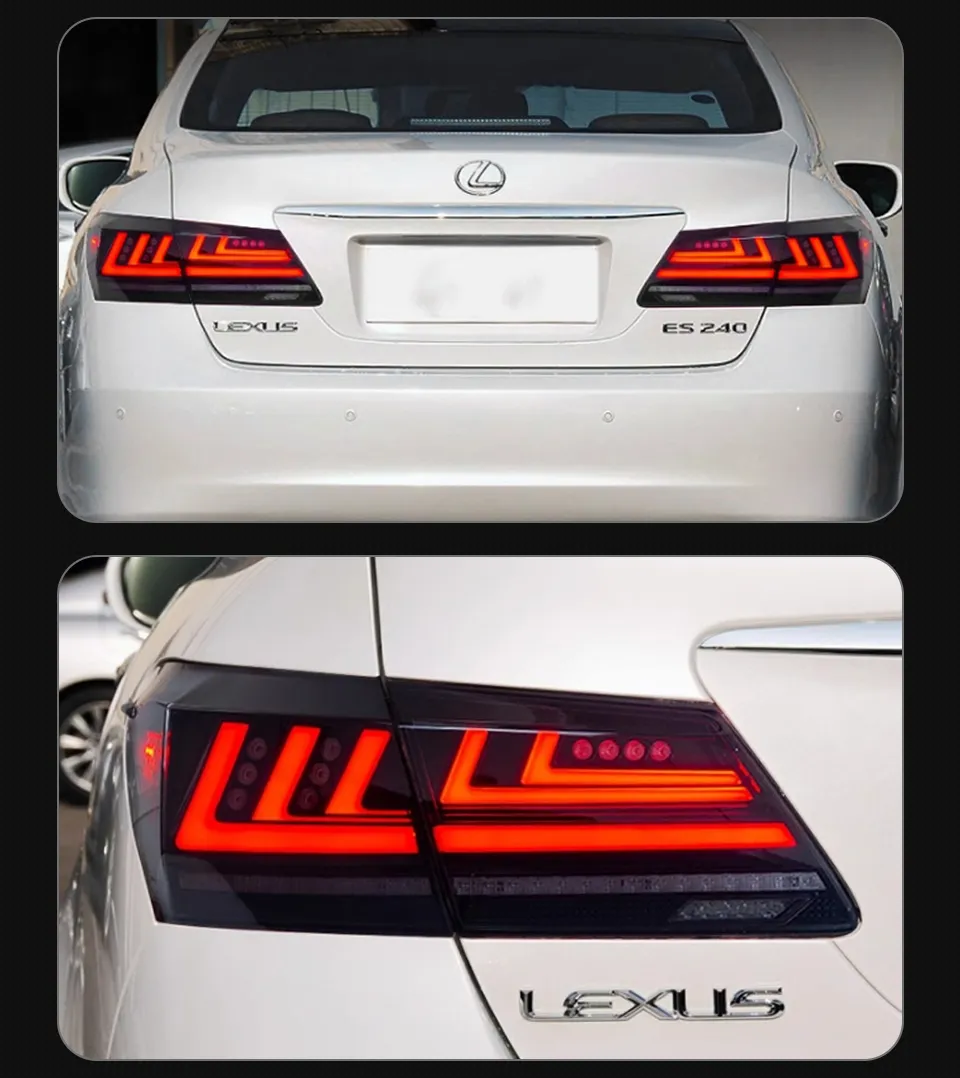 LED Rear Lights For Lexus ES240 ES300 ES350 2006 2012 LED Dynamic Turn ...