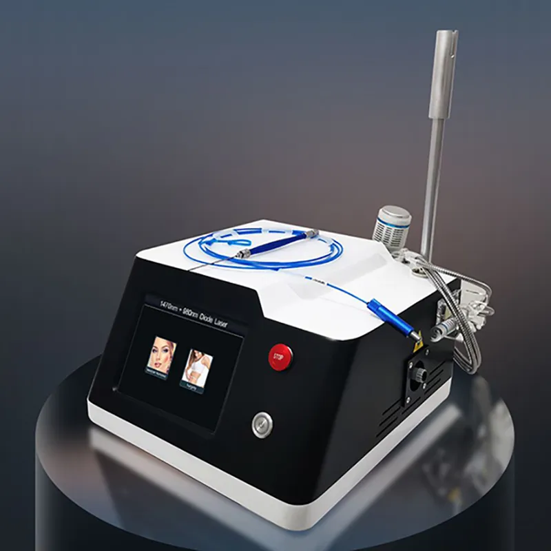 2-in-1 Endolift Laser: 980nm & 1470nm Lipolysis Machine - Fat Reduction ...