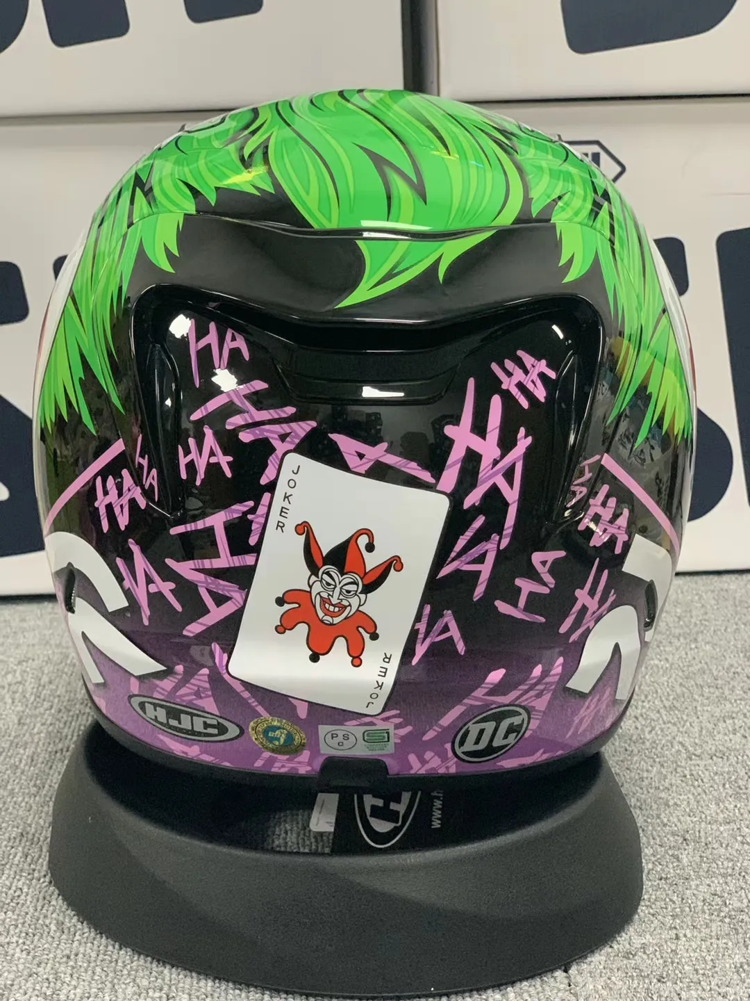 Motorcycle Full Face Helmet Joker Design Anti Fog Visor, Motocross ...