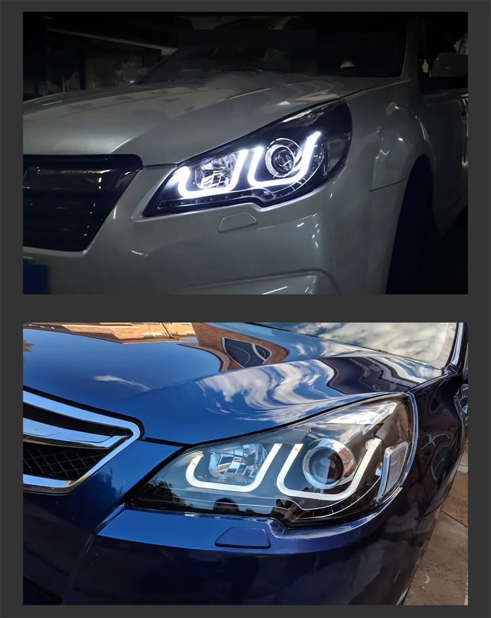 DHgate.com:Subaru Outback Legacy LED Headlight DRL Running Light Signal ...