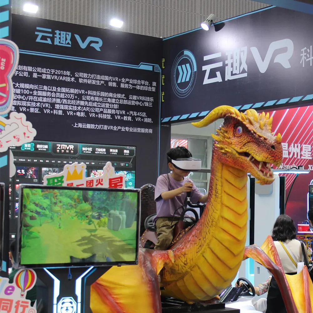 DHgate.com:Qudong VR Dinosaur Ride | Virtual Reality Animatronic ...
