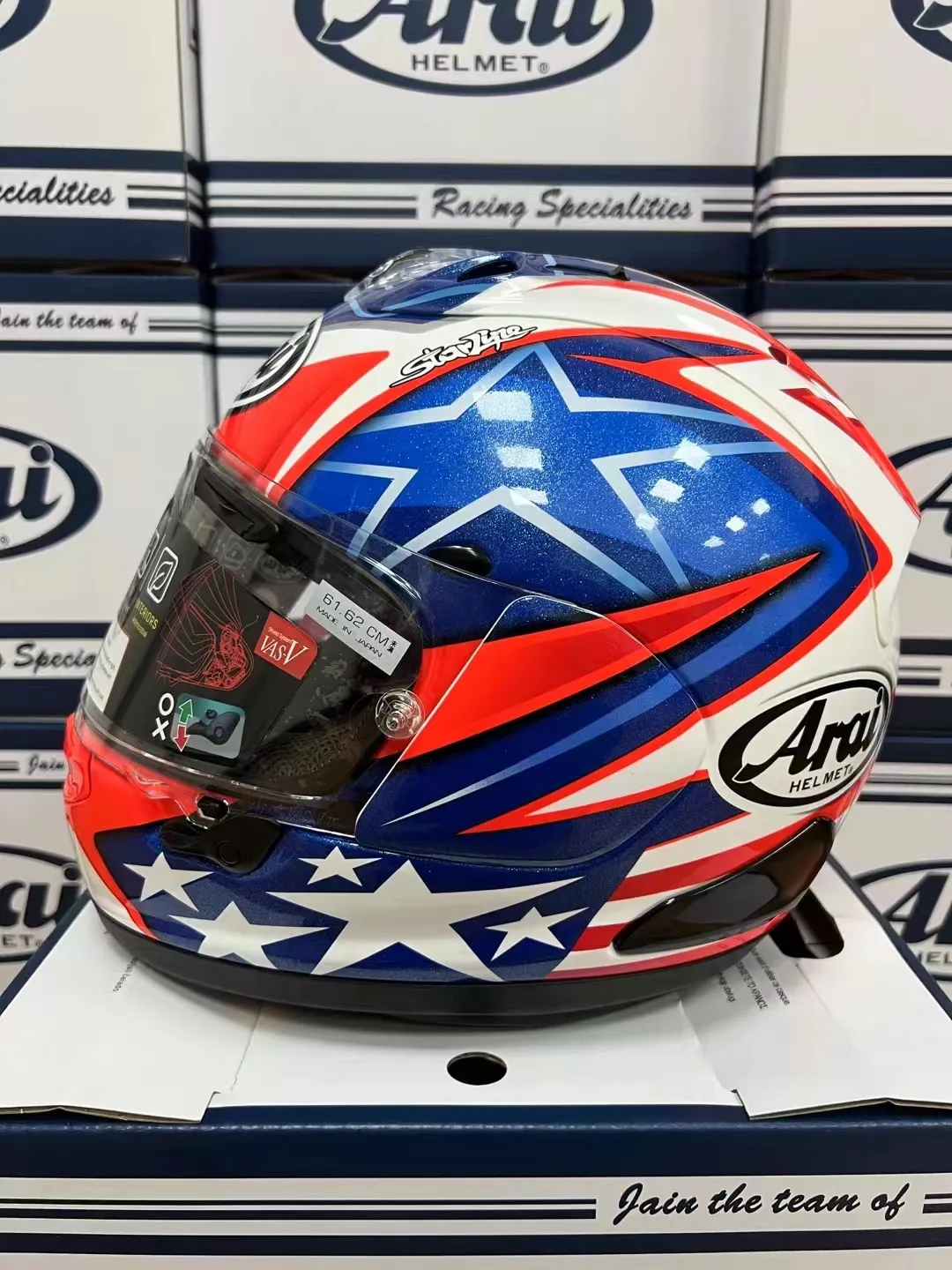 ARAI RX 7X NICKY HAYDEN Full Face Arai Youth Motocross Helmets For Off ...