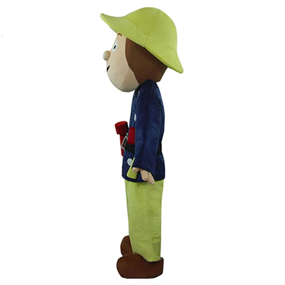 Sam Fireman Mascot Costume Halloween Wearable Walking Cartoon Doll ...