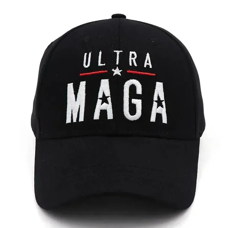 Fans De Trump Hats Bordery Black Red Ultra Maga Baseball Caps Para ...