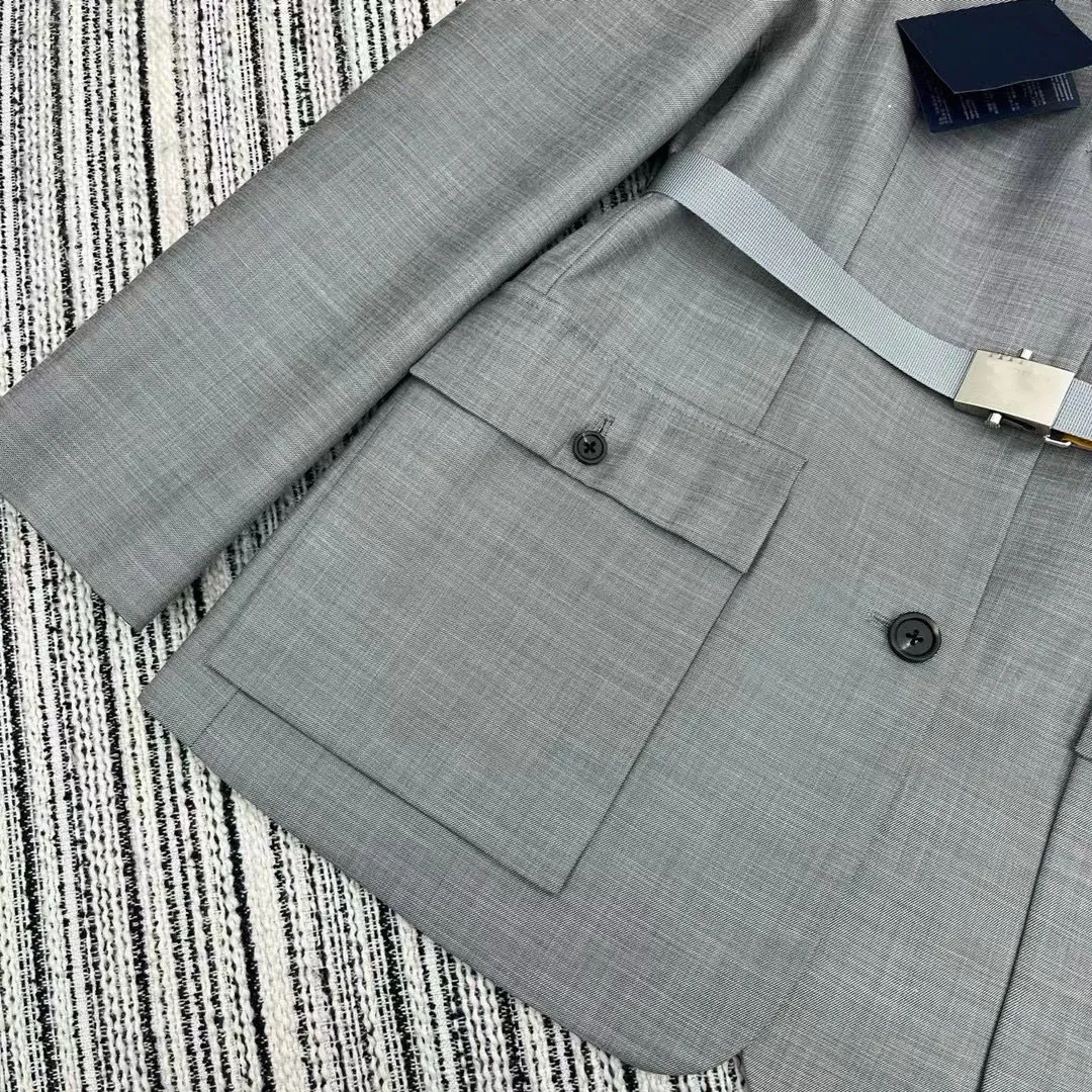 Designer Clothing Top Womens Suits Blazers Jacket Woman Triangles Brand ...