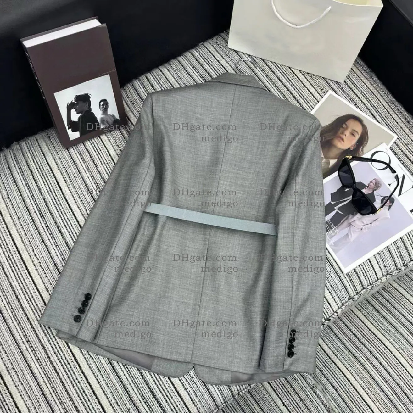 Designer Clothing Top Women's Suits Blazers Jacket Woman Triangles ...