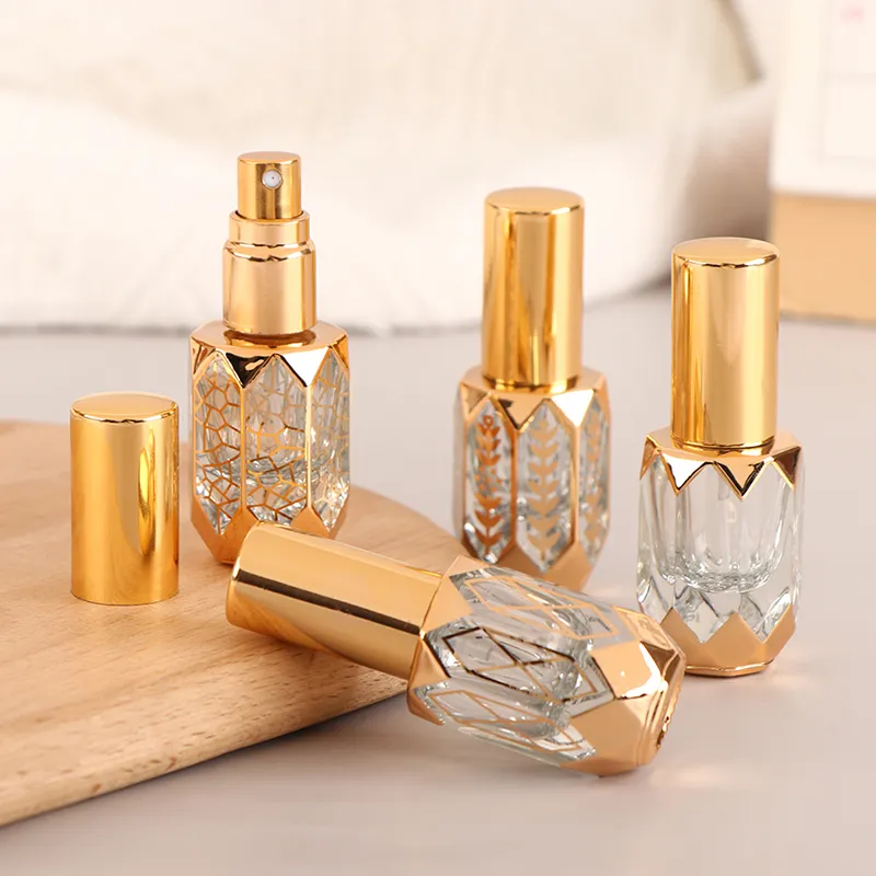 DHgate.com:6ml Mini Spray Bottle 6ml Ultra Luxury Gold Plating Glass ...