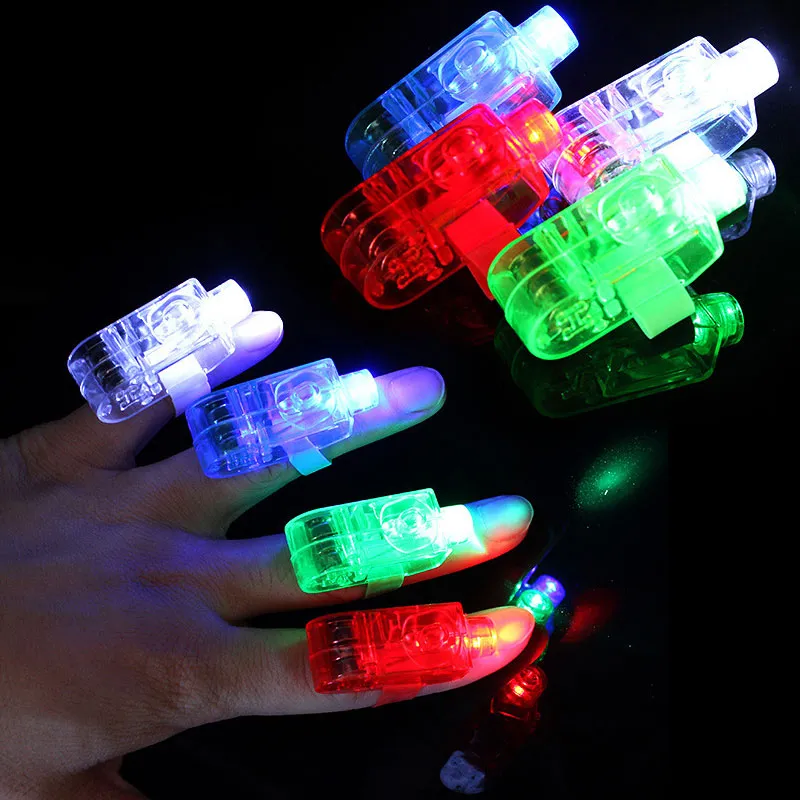 DHgate.com:YOMDID 20-Pack LED Finger Lights, Multicolor Luminous Toys ...