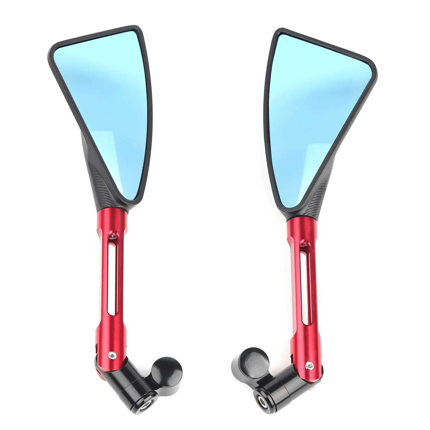 Universal CNC Motorcycle Bar End Mirrors Side Rearview for Kawasaki ...