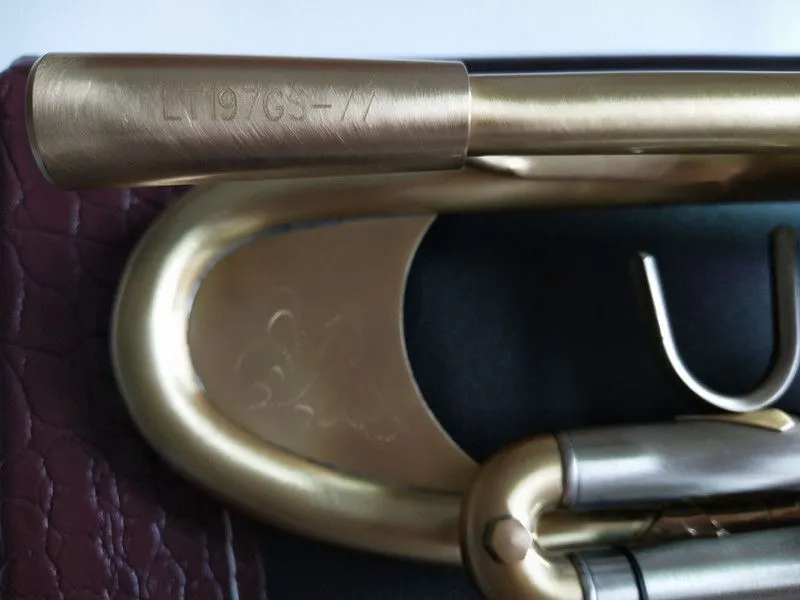Trumpet B Flat Trumpet LT197GS 77 Musical Instrument Heavier Type Gold ...